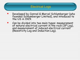 formation evaluation for reservoir engineering | PPT | Geology | Science