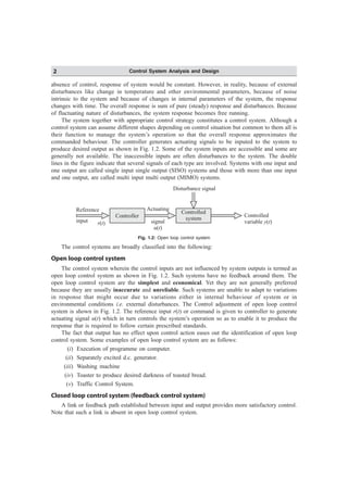 Control System Analysis and Design 2nd ed Edition Chandra | PDF
