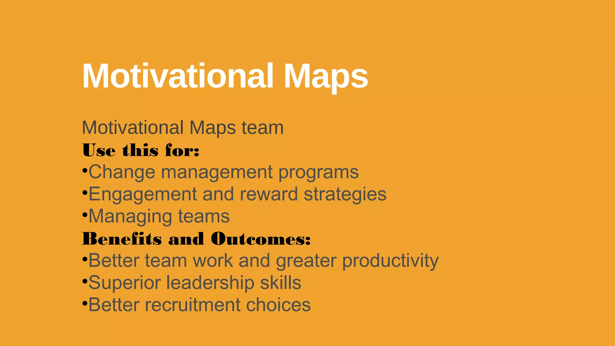 Motivational maps pres latest | PPT