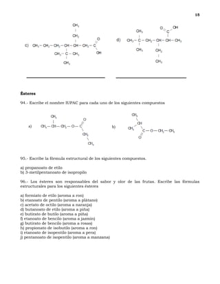 Guia-de-ejercicios-de-nomenclatura-en-quimica-organica | PDF