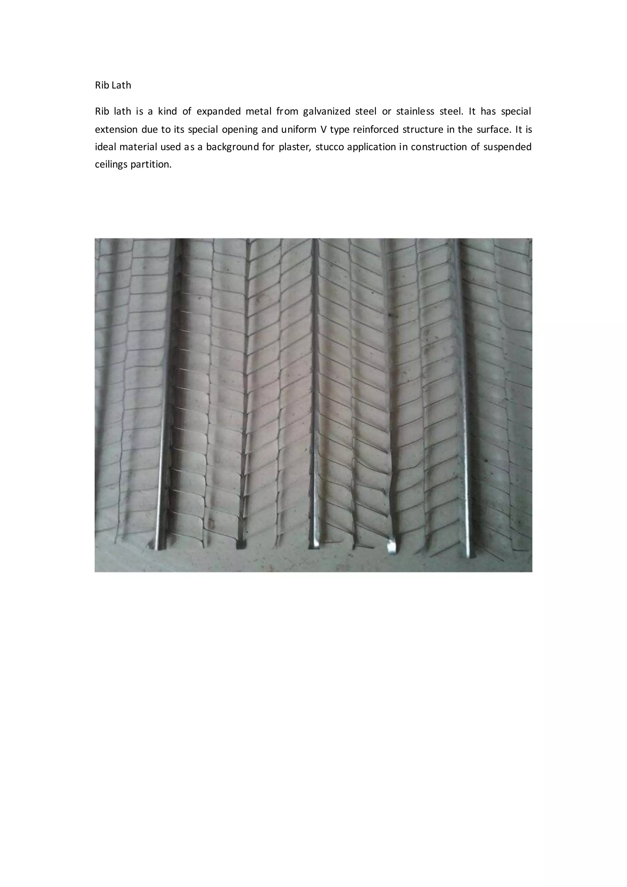 Rib lath | PDF
