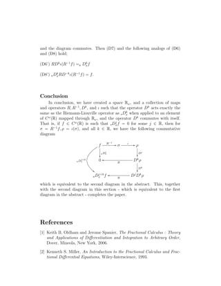 Fractional Calculus A Commutative Method on Real Analytic Functions | PDF