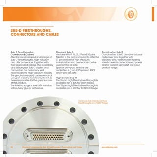 Guide to High Vacuum and UHV technology available from Allectra | PDF