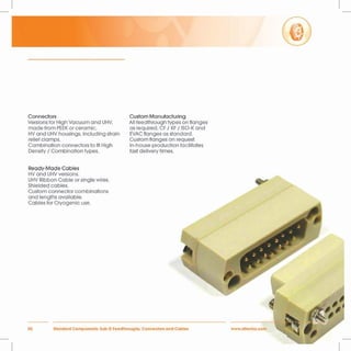 Guide to High Vacuum and UHV technology available from Allectra | PDF