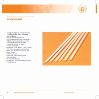 Guide to High Vacuum and UHV technology available from Allectra | PDF