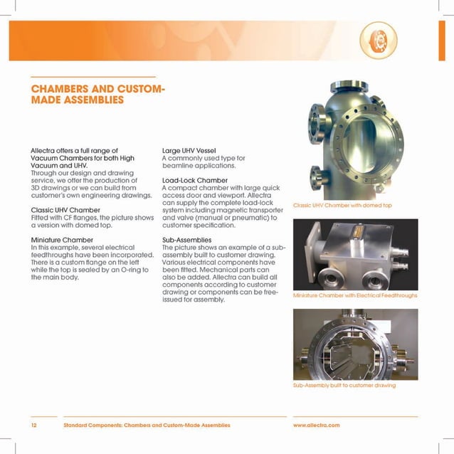 Guide to High Vacuum and UHV technology available from Allectra | PDF
