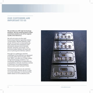 Guide to High Vacuum and UHV technology available from Allectra | PDF