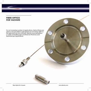 Guide to High Vacuum and UHV technology available from Allectra | PDF