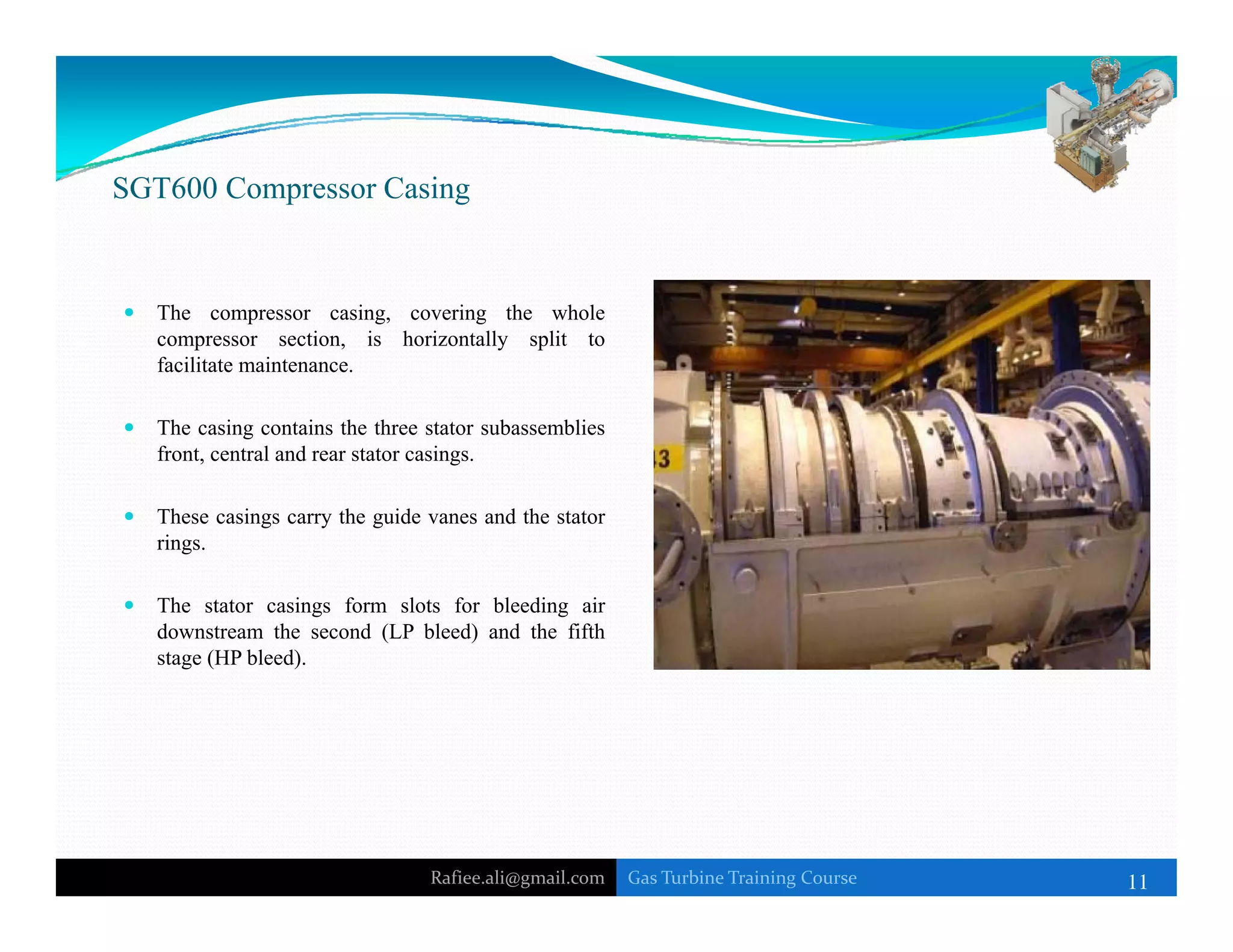 Gas Turbine Training Power Point -Sample | PDF