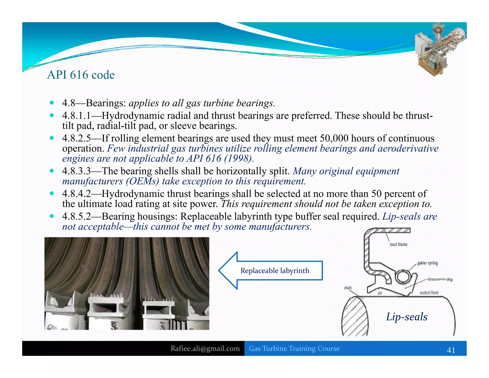 Gas Turbine Training Power Point -Sample | PDF