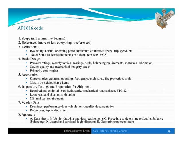Gas Turbine Training Power Point -Sample | PDF | Auto Parts | Automotive