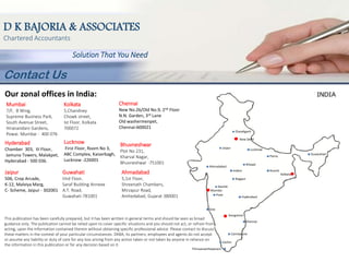 D K BAJORIA ASSOCIATES (PROFILE) | PDF