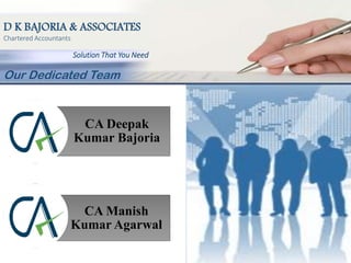 D K BAJORIA ASSOCIATES (PROFILE) | PDF
