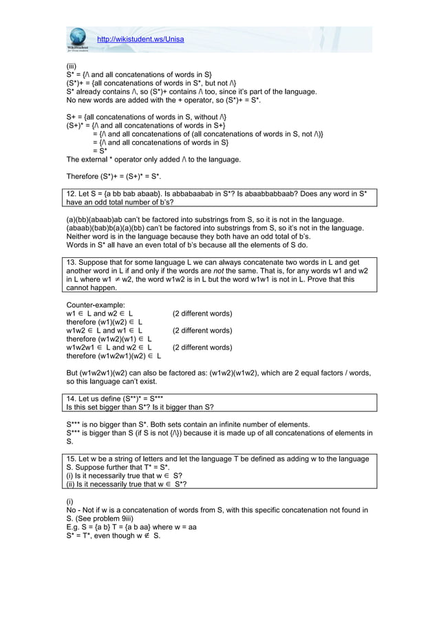 Introduction to Computer theory Daniel Cohen Chapter 2 Solutions | PDF