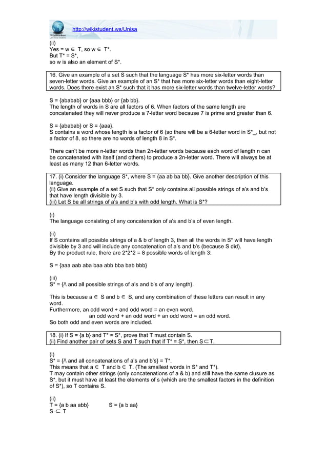 Introduction to Computer theory Daniel Cohen Chapter 2 Solutions | PDF