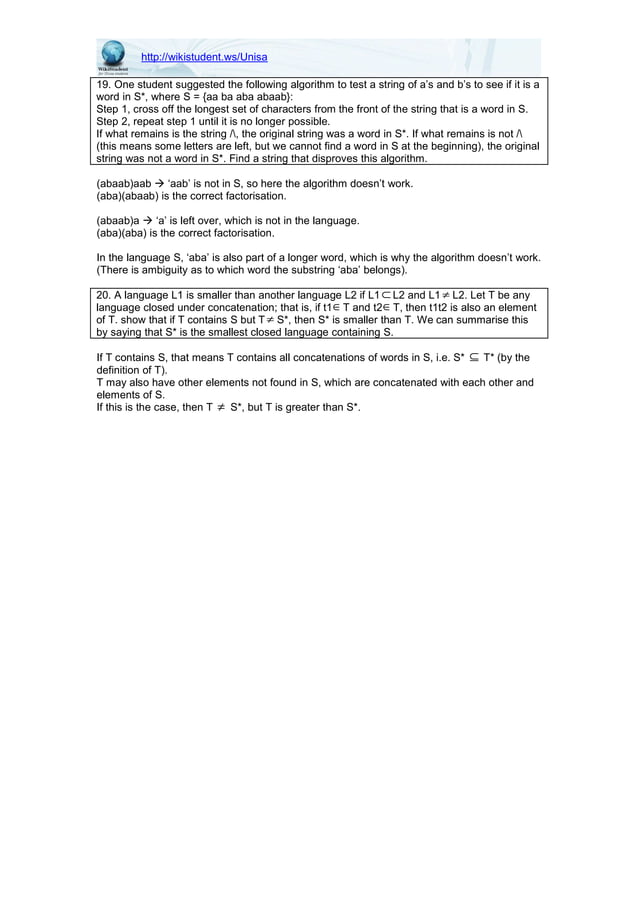 Introduction to Computer theory Daniel Cohen Chapter 2 Solutions | PDF