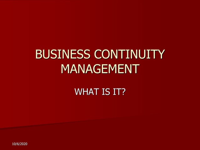 business-continuity-management-awareness-presentation-for-mampu2929 ...