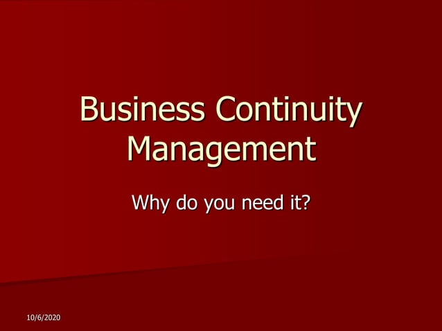 business-continuity-management-awareness-presentation-for-mampu2929 ...