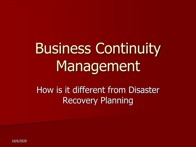 business-continuity-management-awareness-presentation-for-mampu2929 ...