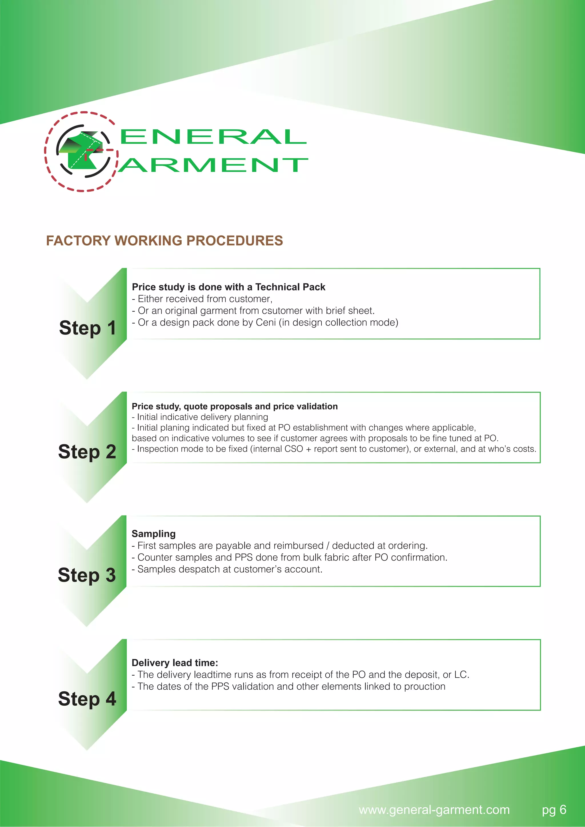 GENERAL GARMENT - COMPANY PROFILE 22.11.16