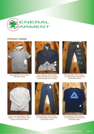 GENERAL GARMENT - COMPANY PROFILE 22.11.16