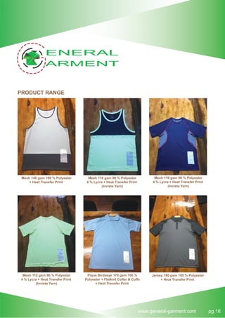 GENERAL GARMENT - COMPANY PROFILE 22.11.16