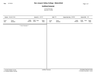 jacquelyn transcript | PPT