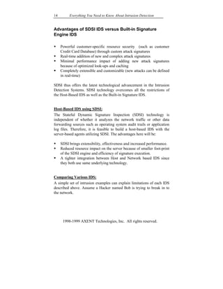 AXENT-Everything-IDS | PDF