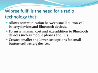 wibree | PPT