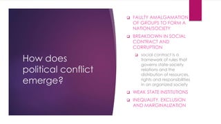 Political Conflict | PPTX