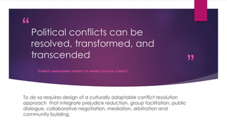 Political Conflict | PPTX
