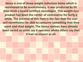 Does Sensa Work? | PPT