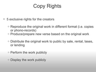 Copy Right | PPT