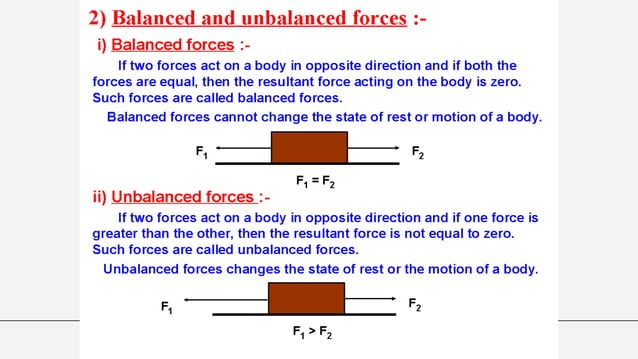 force and laws of motion | PPTX | Physics | Science