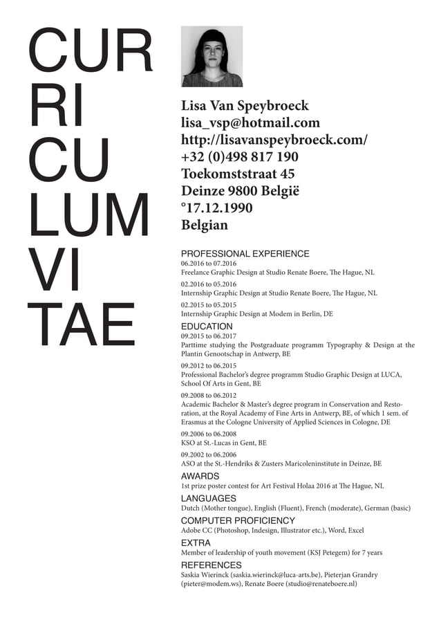 Curriculum Vitae English | PDF | Free Download Curriculum Vitae English | PDF | Free Download