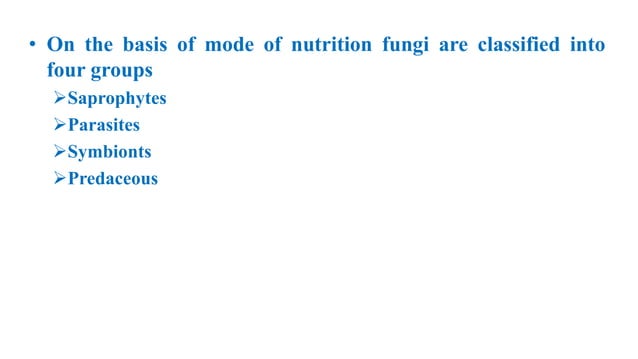 Nutrition in Fungi_for Microbiology and Mycology | PDF | Biological ...