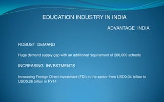 Education Industry In India | PPT