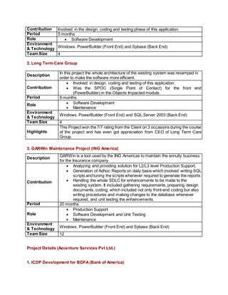 Deb CV | DOCX | Databases | Computer Software and Applications