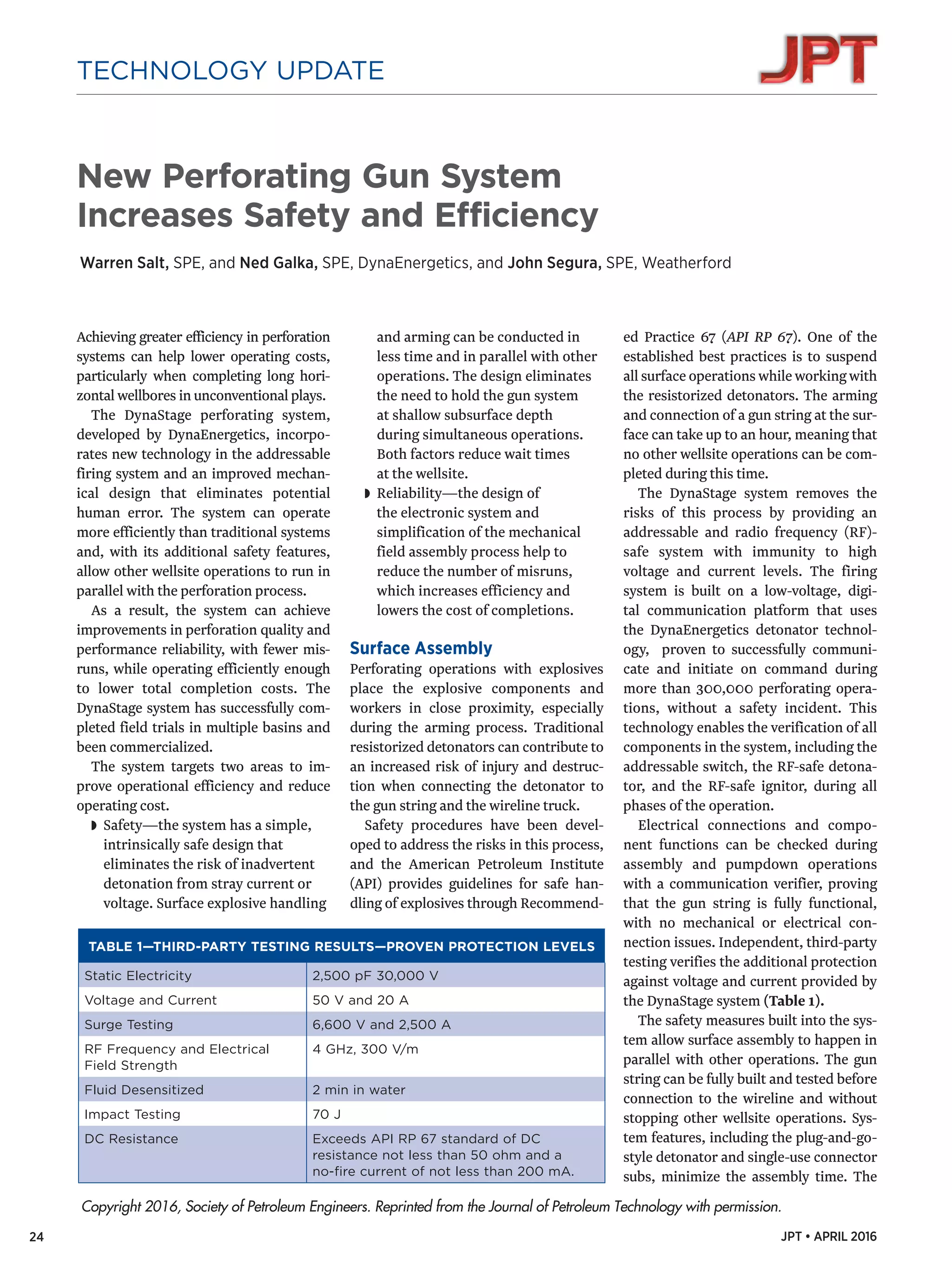 JPT_DynaStage_TechUpdateApril 2016 | PDF | Home Appliances | Home & Garden