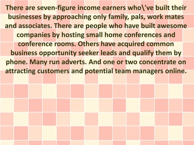 The Truth Behind MLM Prospecting Systems | PPTX | Marketing and ...