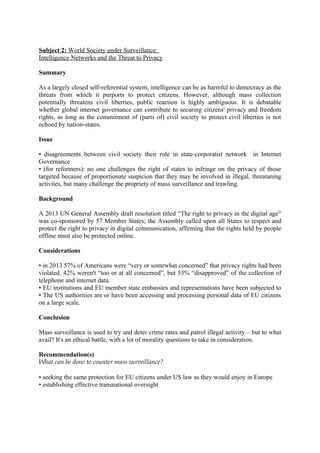 World-Society-Briefing | PDF