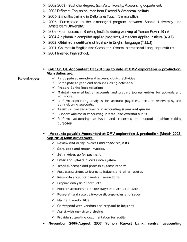 Mansour CV New. | PDF