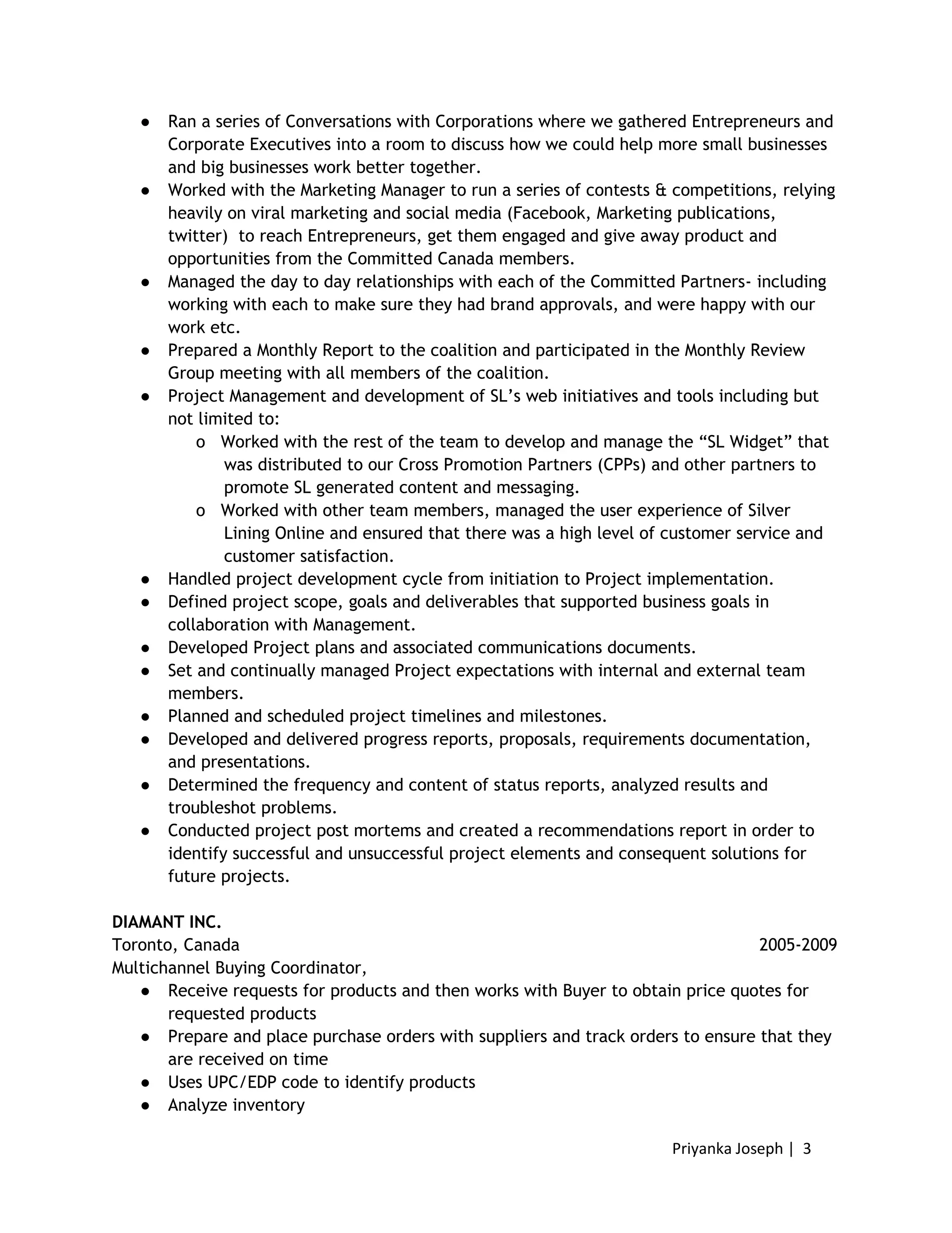 Priyanka Joseph Resume 2015-3 | PDF