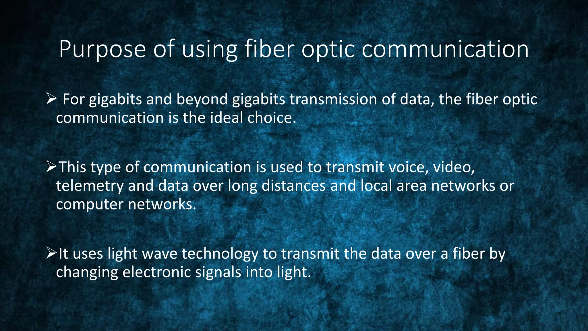Fiber Optic Communication System | PPT