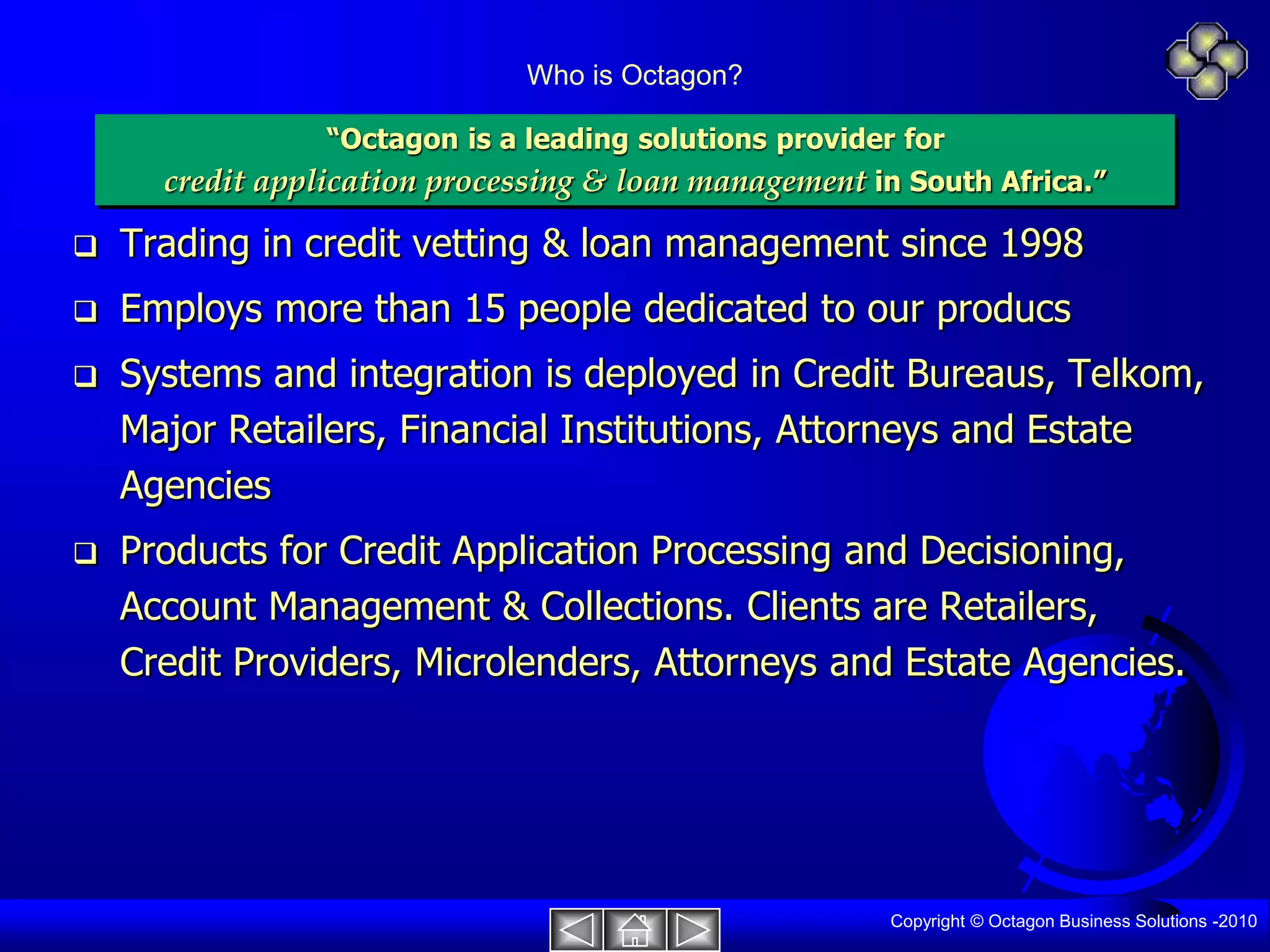 Octagon Frontier LMS 2014 | PPTX