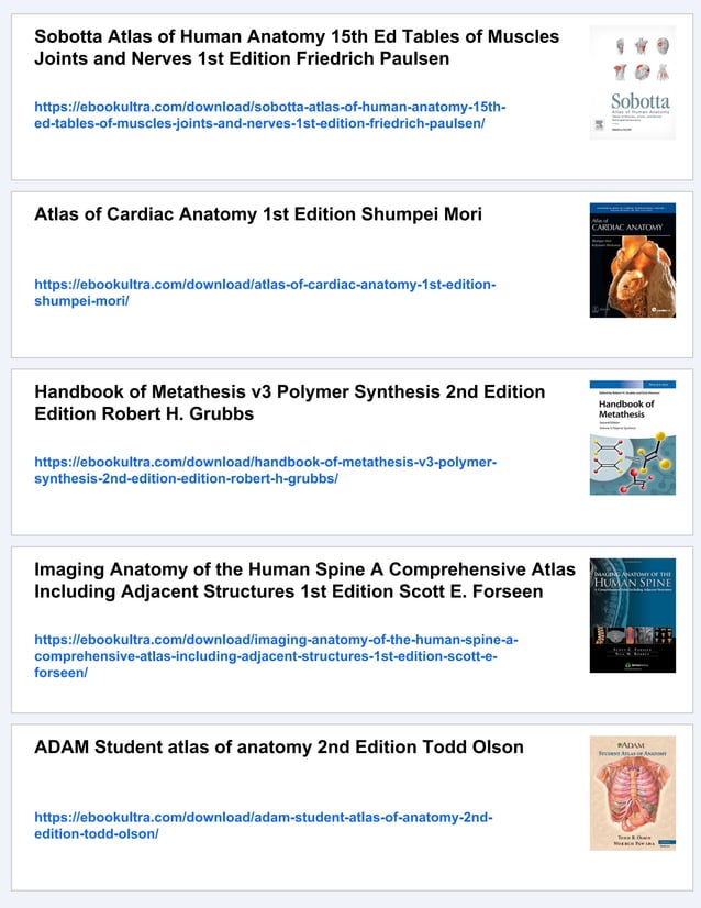 Interactive Atlas of Human Anatomy v3 0 3rd Edition Frank H. Netter | PDF