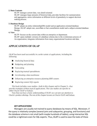 86921864 olap-case-study-vj | PDF