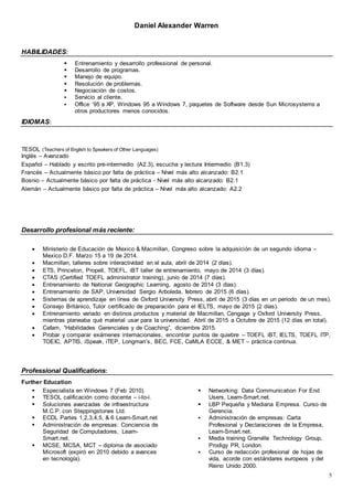 Daniel CV Español | DOCX