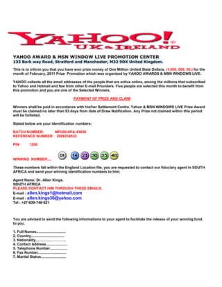 OPEN_THE_ATTACHMENT_OF_YAHOO-WINNING-NOTIFICATION. | PDF | Internet | Computing