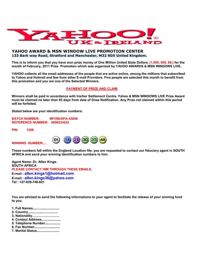 OPEN_THE_ATTACHMENT_OF_YAHOO-WINNING-NOTIFICATION. | PDF